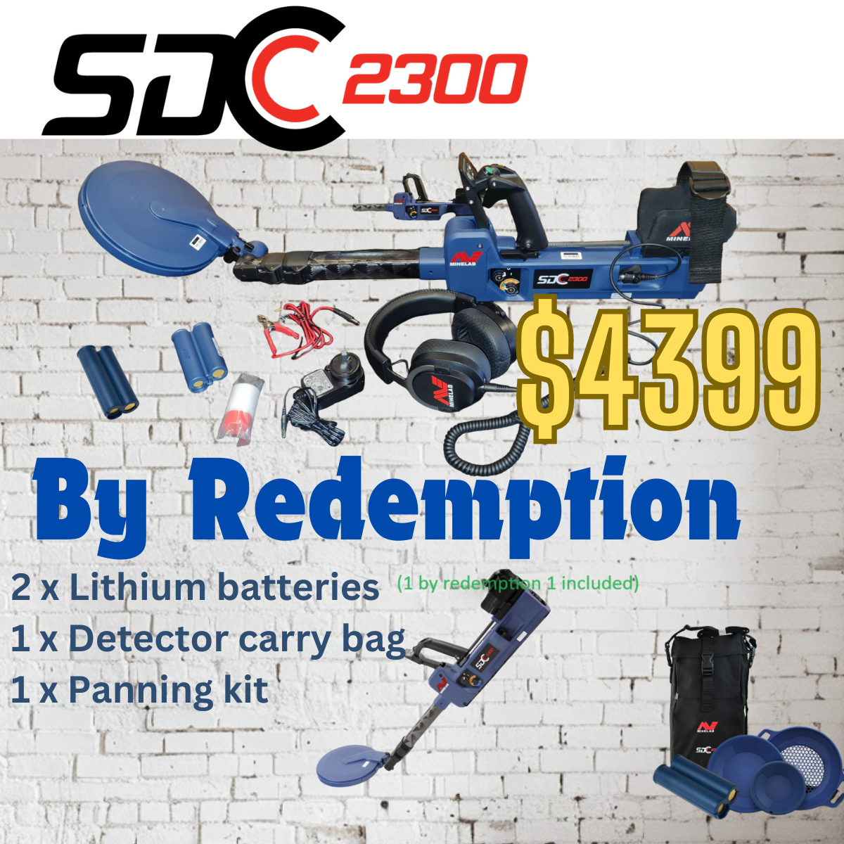 SDC 2300 - Minelab Detector Special with gold – Gold Rat Highbankers ...