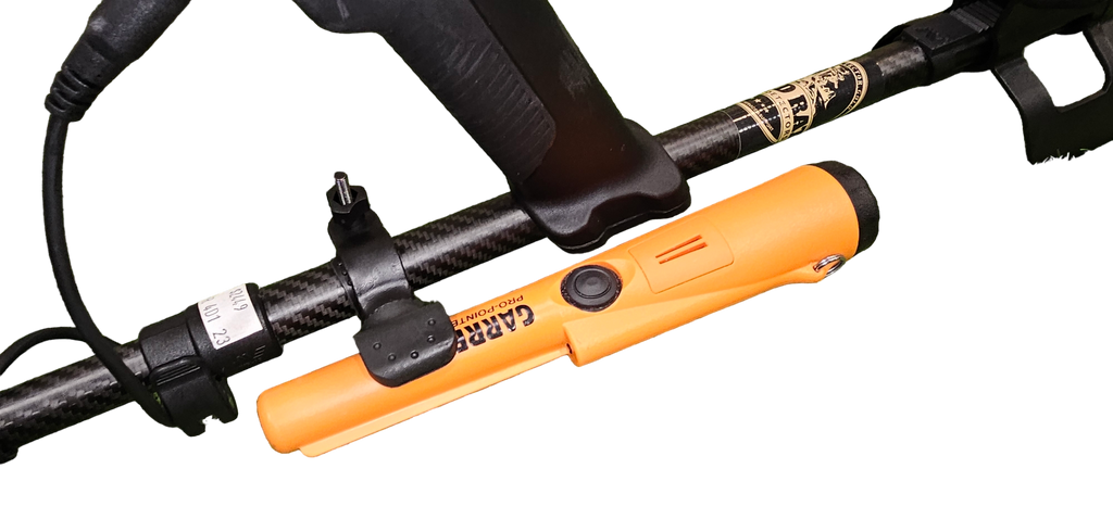 Metal Detector Pinpointer Mount and flashlight mount