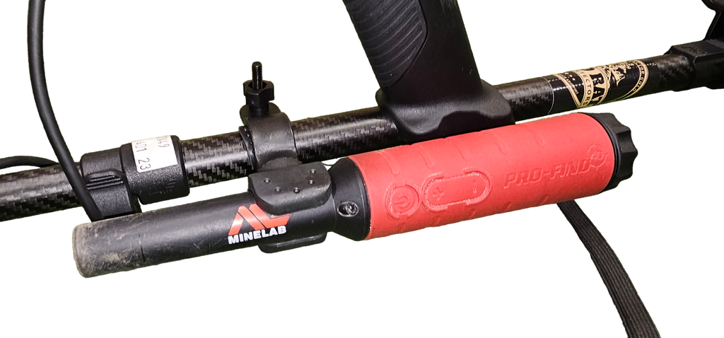 Metal Detector Pinpointer Mount and flashlight mount