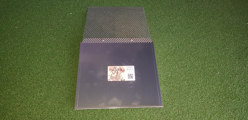 Forward Classifying Gold Sluice Tray with perforated sheet