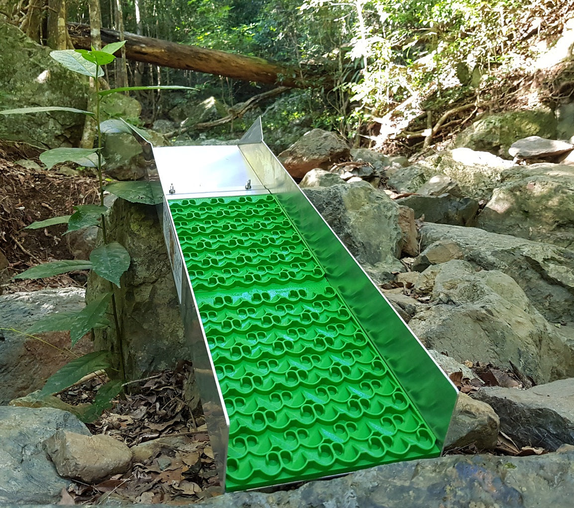 Sluice Aluminum Sluice Box With Rubber TPR Riffle Matting, Gold ...