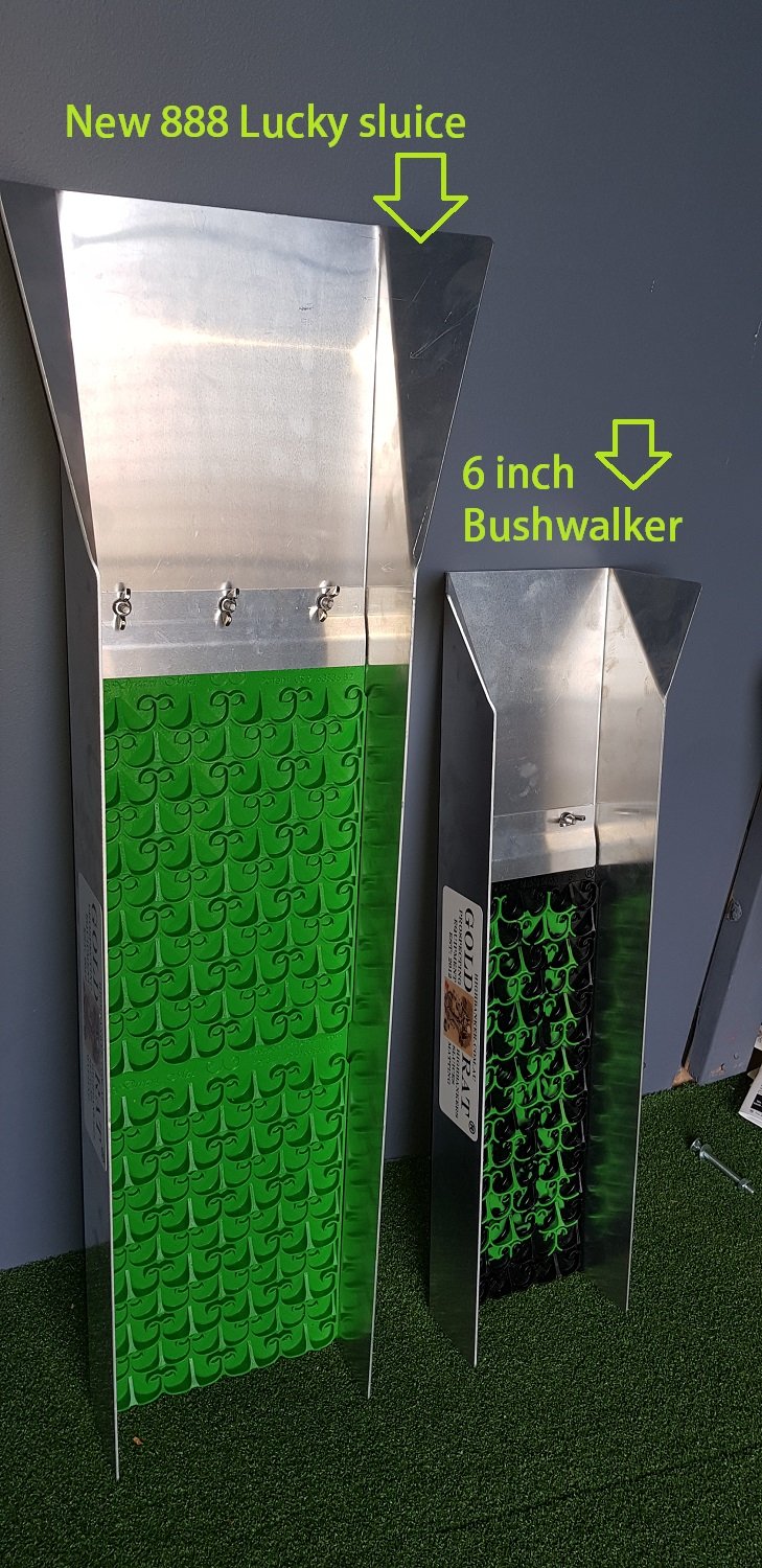 888 Gold Rat sluice - with Mini cell Dream mat